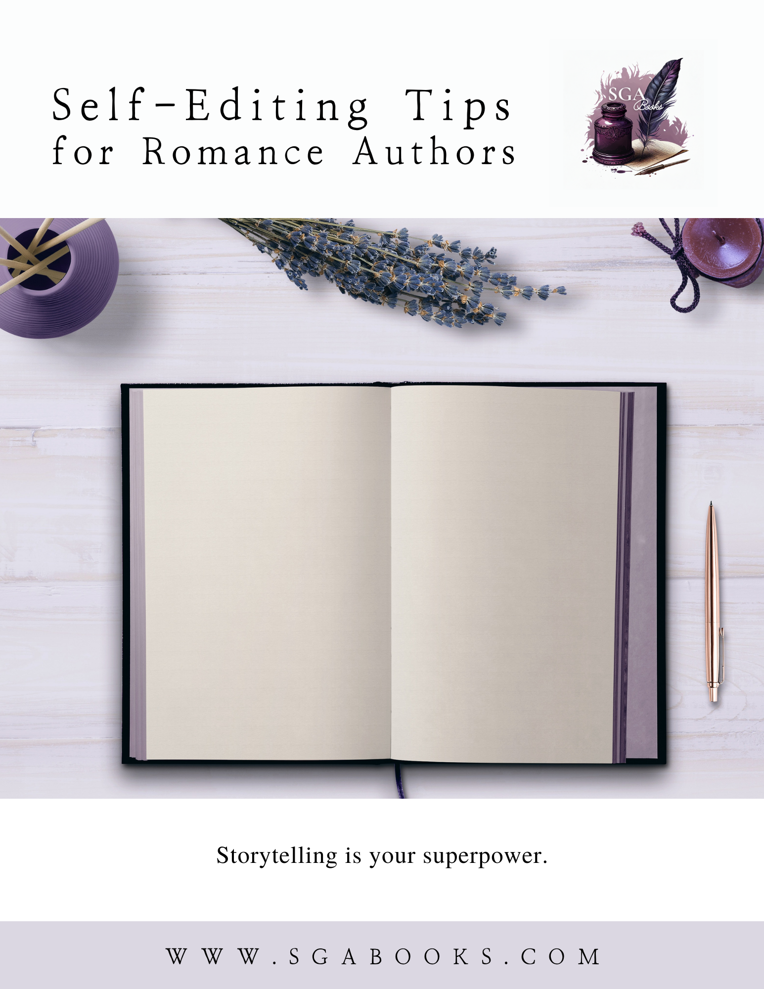 Free! Self-Editing Tips for Romance Authors – SGA Books